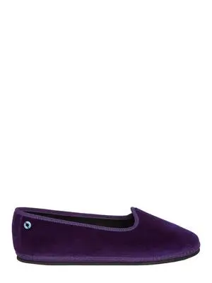 PIEDATERRE Modigliani Velvet Flats Purple