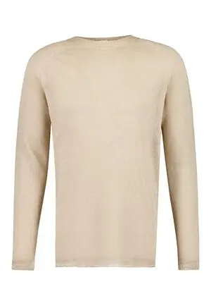 120% Lino 120% Lino Safari Linen Long-Sleeve Shirt Orange