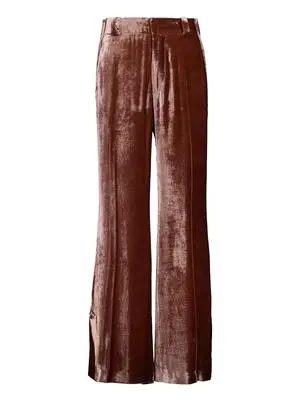 La DoubleJ Good Butt Velvet Pants Pink