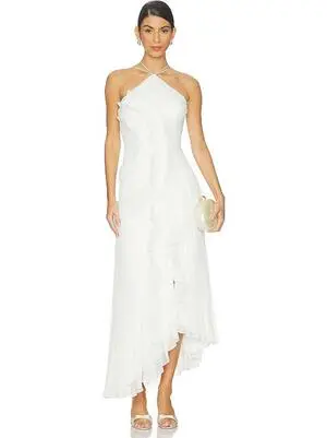 amur lorelie halter dress AMUR- Lorelie Halter Gown – Angela's Edit main image 0