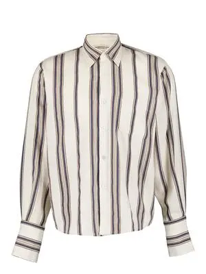 MARRAKSHI LIFE Striped Button-up Blouse - Multicolour