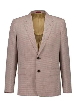 Gucci Gingham Wool Blazer - Multicolour