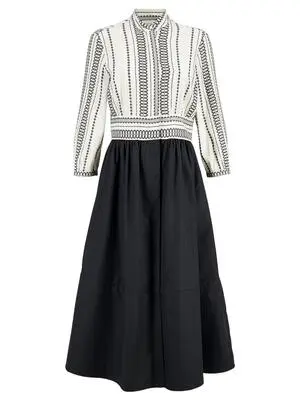 Zeus+dione Halora Shirt Midi Dress - Multicolour