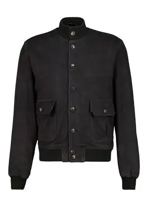 FRESCOBOL CARIOCA Suede Bomber Jacket