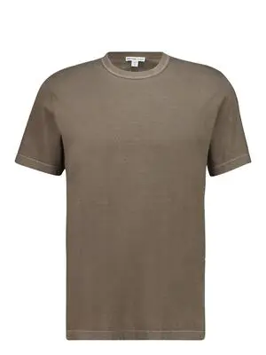 JAMES PERSE Caribou Crew Neck T-Shirt Grey