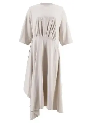 Balenciaga T-shirt Wrap Dress - Grey