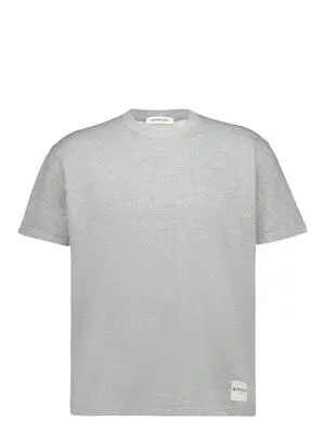 Givenchy Light Cotton T-shirt With Logo Patch - Grey