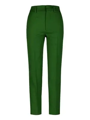 AMI Paris Cigarette Fit Trousers - Green