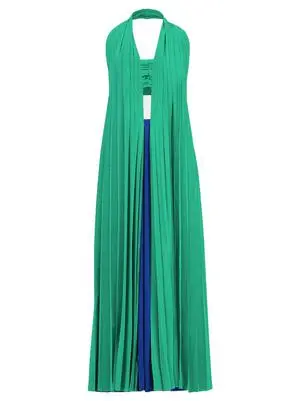 Zeus+dione Rhodes Pleated Halter Neck Dress - Green