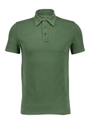 Majestic Filatures Tuscan Organic Cotton Short-sleeved Polo - Green