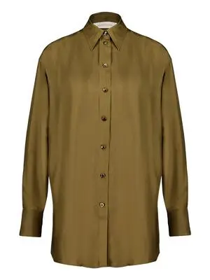 Zimmermann Silk Button-up Shirt - Green