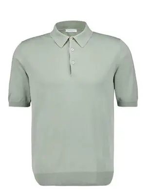 Boglioli Sage Regular-fit Cotton Polo - Green
