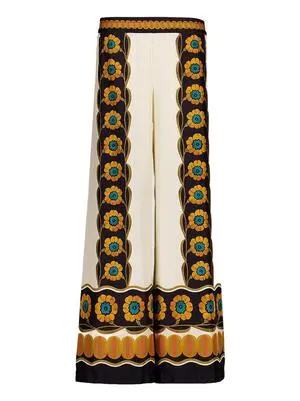 La DoubleJ Printed Palazzo Pants - Multicolour