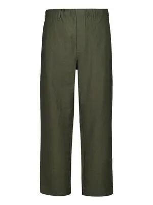 Commas Linen Resort Trousers - Green