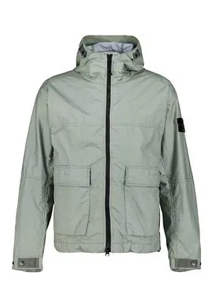 Stone Island Membrana 3l Tc Hooded Jacket - Green