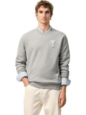 Ami De Coeur Cotton Sweatshirt - Grey