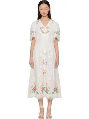 Sea Astrid S/s Midi Dress - Stripe