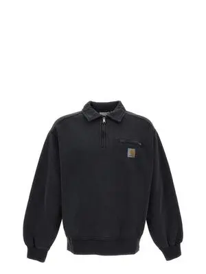 Carhartt Work In Progress Detroit Half-zip Sweatshirt - Nero