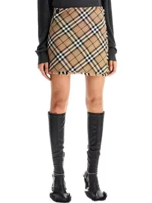 Burberry Mini Skirt - Neutrals