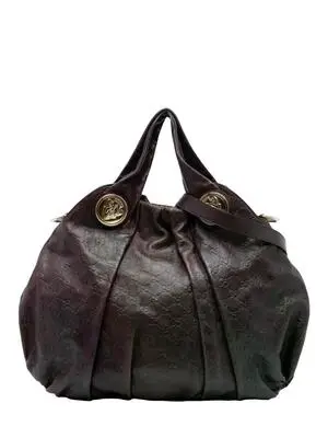 Gucci Large Sissima Hysteria Satchel - Brown