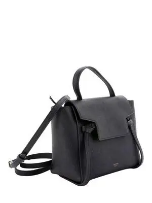 Celine Belt Bag Textured Leather Nano - Black