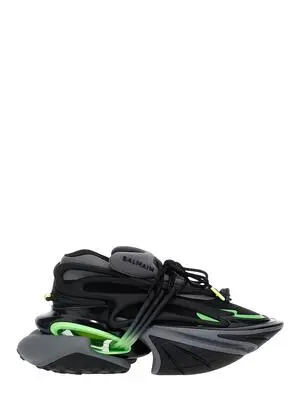 Balmain Unicorn Low-top Sneakers - Black
