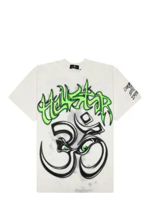 HELLSTAR Reach Your Inner Peace Yoga T-shirt - White