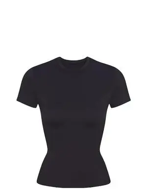 Nike X Skims Matte Padded Baby Tee - Obsidian