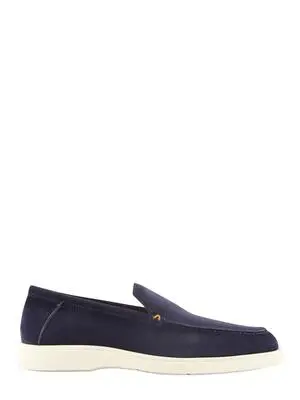 Santoni Leather Loafers - Blue