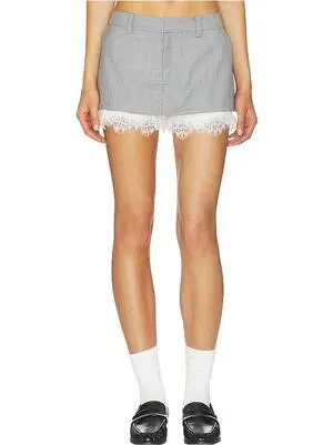 Sea Fiora Tropical Wool Skort - Grey