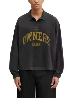 REPRESENT Owlettering Polo Shirt - Black