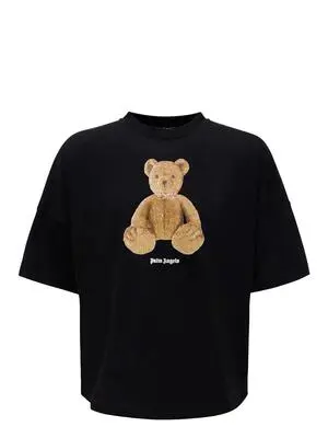 Palm Angels Bear-print T-shirt - Black