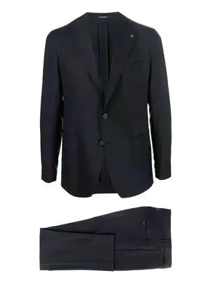 Tagliatore Single-breasted Tailored Suit - Blue