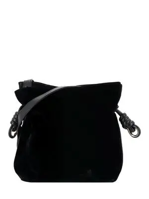 Loewe Flamenco Knot Small Shoulder Bag - Black