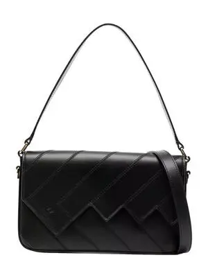 MISSONI Flap Wave Leather Shoulder Bag
