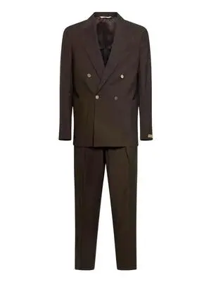 BRIGLIA 1949 Double-breasted Suit Brown