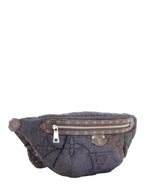 LOUIS VUITTON High Rise Bum Bag Monogram Puffygram Belt Bag - Black