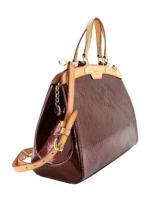 LOUIS VUITTON Brea Handbag Monogram Vernis Mm - Red