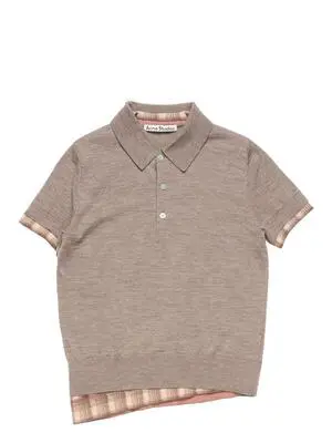 Acne Studios Layered Knit Top - Brown