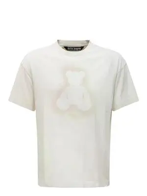 Palm Angels Bear-print T-shirt - Neutrals