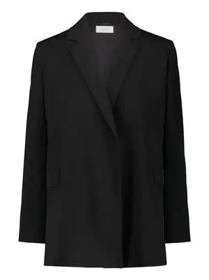 THE ROW Single-breasted Wool Blazer - Black