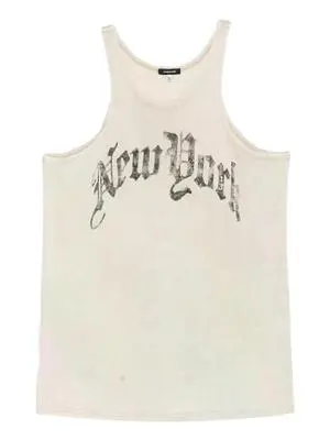 R13 Printed Tank Top - Neutrals