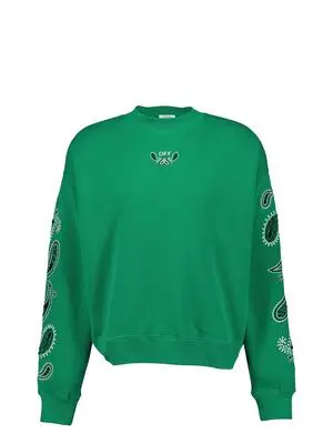 Off-White Bandana Arrow Crewneck - White
