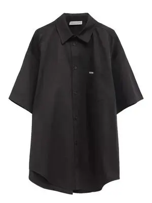 Balenciaga Logo Pocket Short-sleeve Shirt - Black