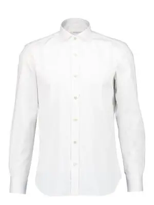 Boglioli Yarn Dyed Cotton Shirt - White