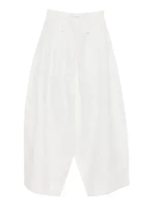 NICCOLO PASQUALETTI Phobos Draped Trousers - White