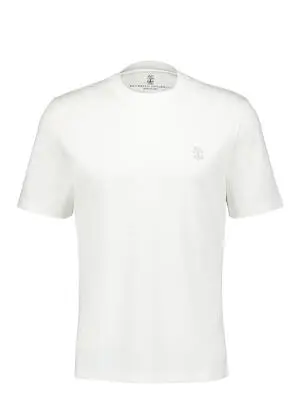 Brunello Cucinelli Cotton Jersey T-shirt - White