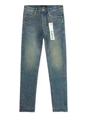 PURPLE BRAND Buttoned Jeans - Blue