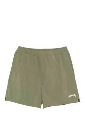 StÜssy Logo Shorts - Green