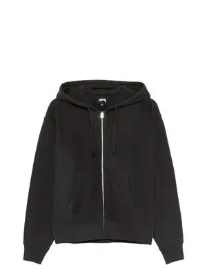 StÜssy Zip-up Hoodie - Black